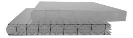 X-structuur Polycarbonaat platen 16 mm van Lexan Thermoclear